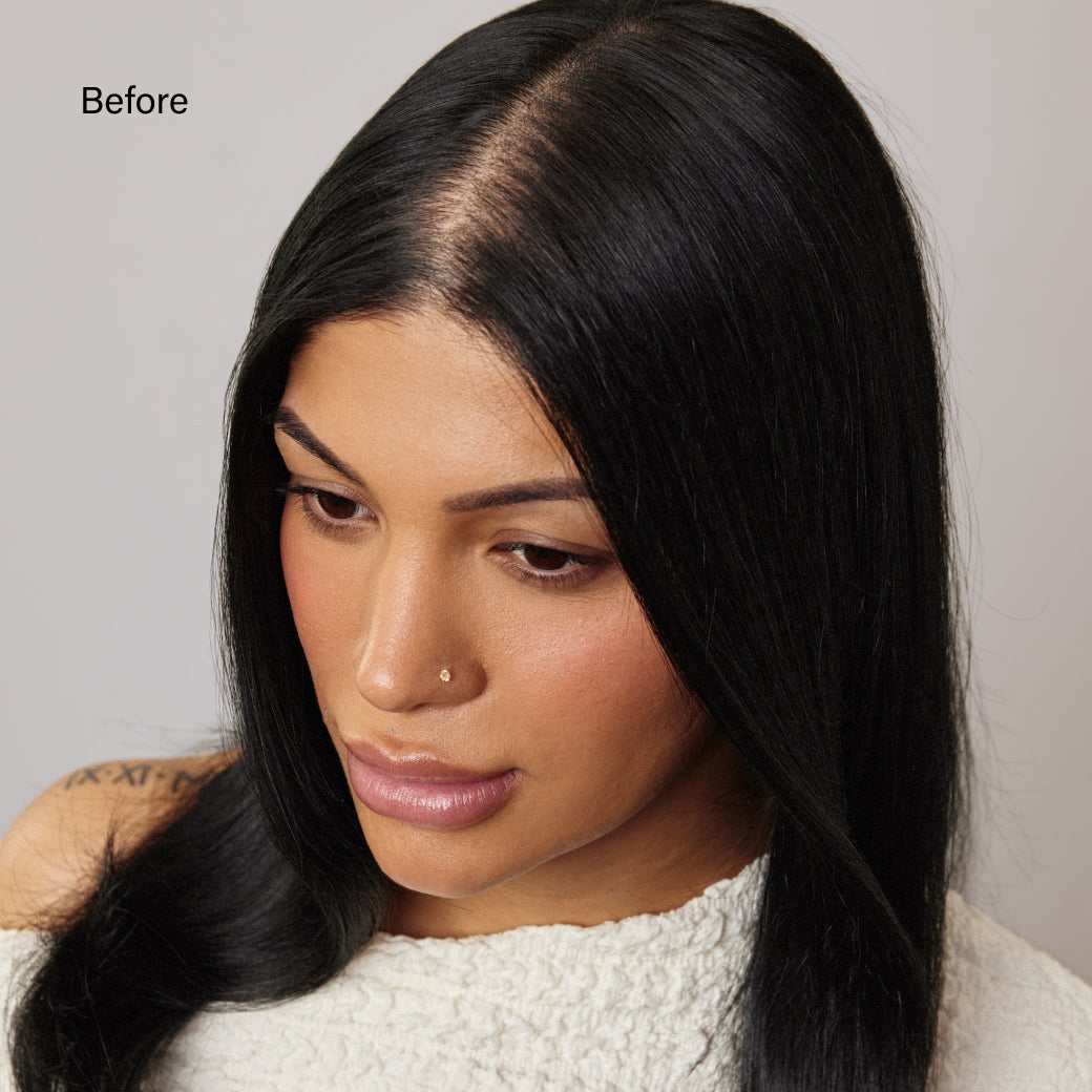 16" Dark Brown Balayage Scalp Hair Fill-Ins (40g) - Luxy® Hair