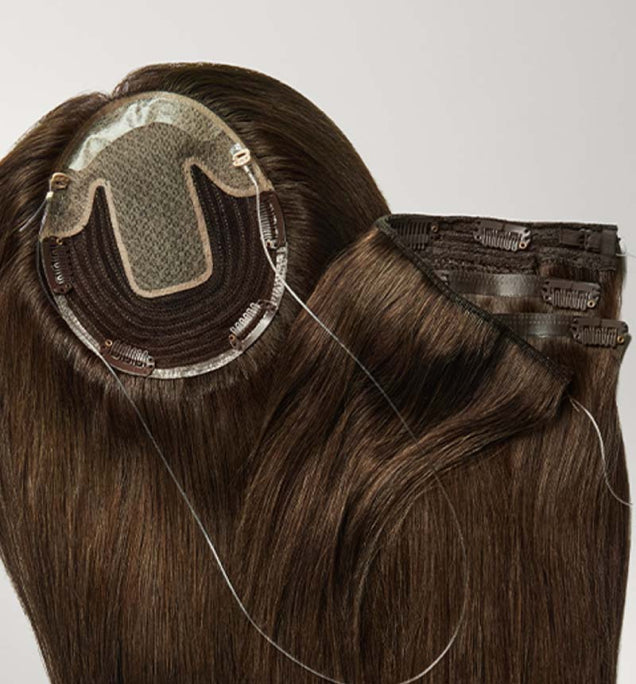 Hair Topper | 14" Jet Black | Luxy Hair - Luxy® Hair