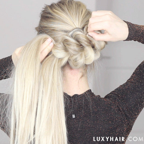 Pull-Through Updo: Cute Hairstyle For Wedding or Prom