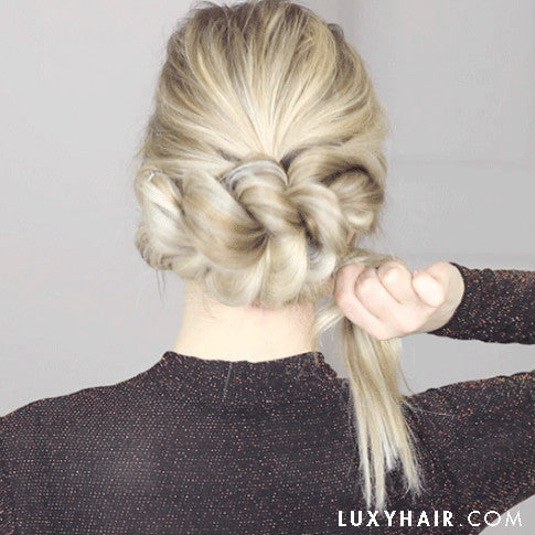 Pull-Through Updo: Cute Hairstyle For Wedding or Prom