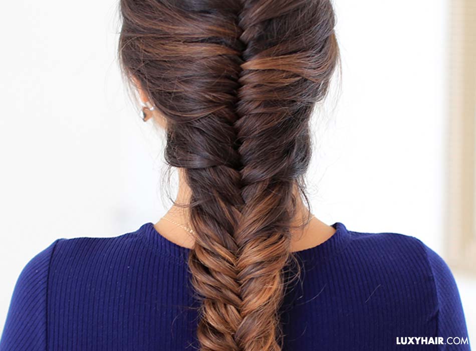 French Fishtail Braid: How To French Fishtail Your Own Hair
