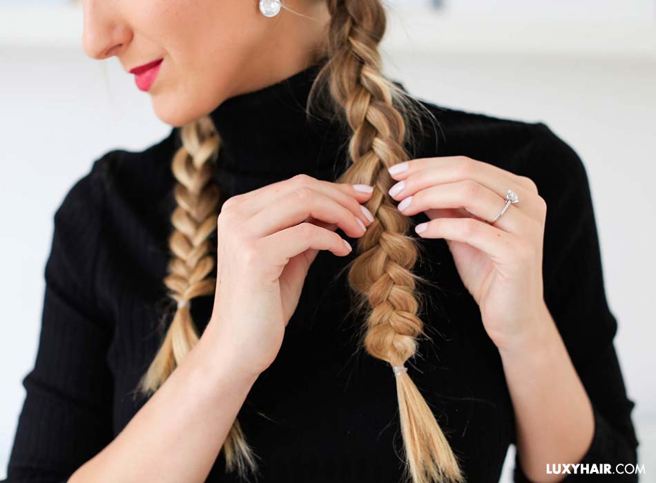 How to: Double Dutch Braid Hair Tutorial