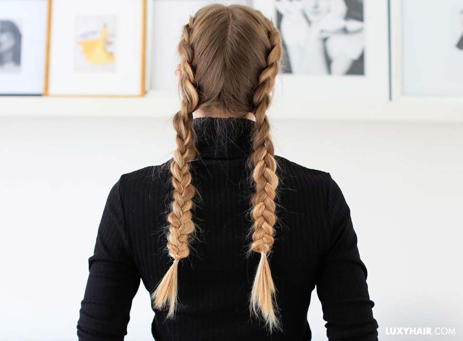 How to: Double Dutch Braid Hair Tutorial