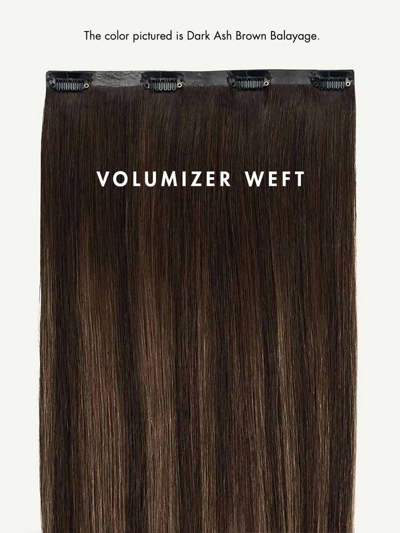 Seamless Dark Brown Balayage Volume Bundle (16 inches, 180 grams)